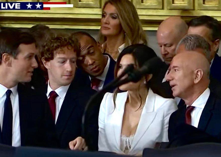 Zuckerberg's Inauguration Power Seat: Exclusive VIP Political Moment ...