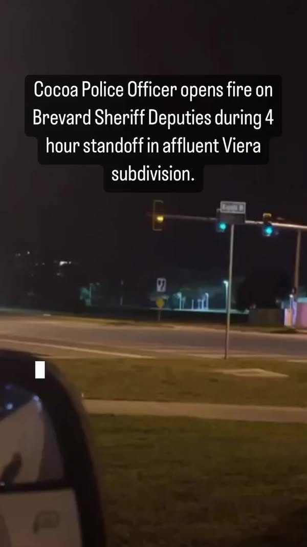 Shocking Police Shootout: Ex-Cocoa Officer's Dramatic Facebook Live ...