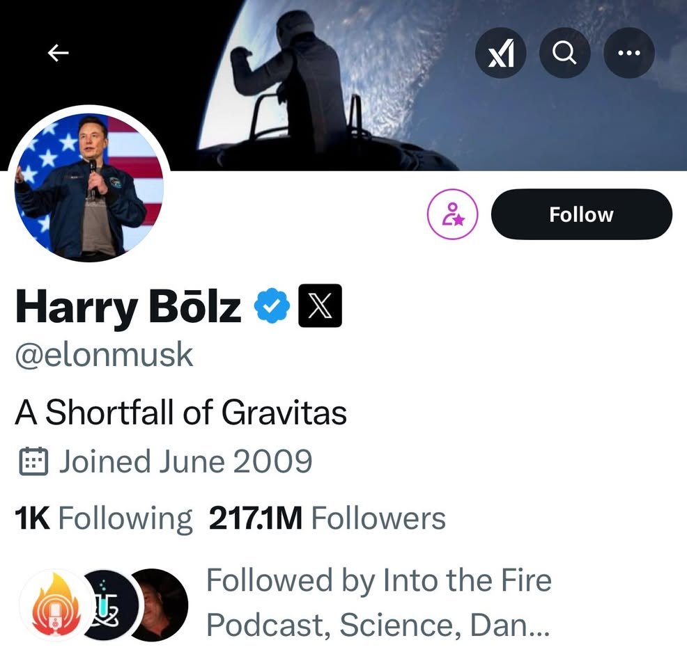 Elon Musk's Shocking X Name Change: Harry Bolz Revealed - Space Coast ...