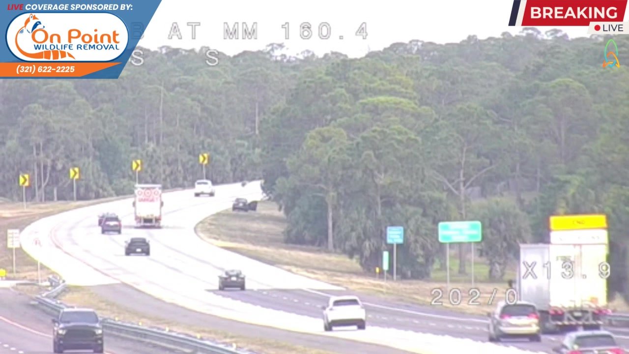 Vehicle Blaze Erupts on I-95 South at Mile Marker 160 - Space Coast ...